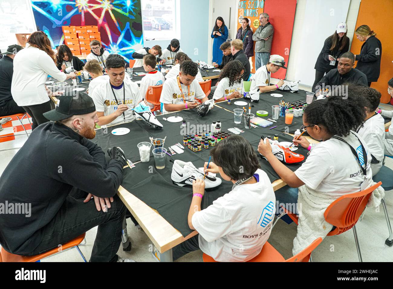 Henderson, Nevada, USA, February 9, 2024, Maxx Crosby and Terry ...