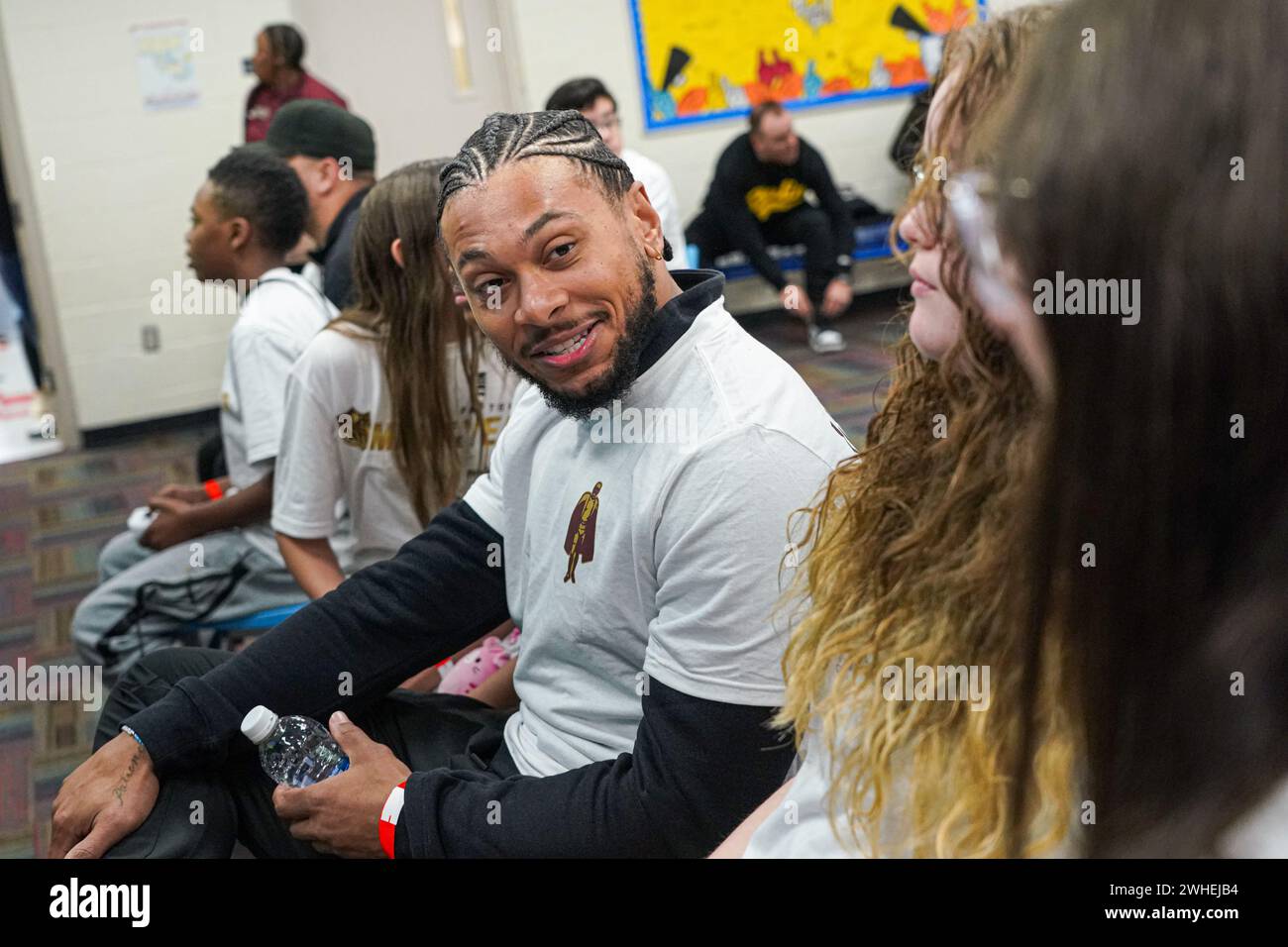 Henderson, Nevada, USA, February 9, 2024, ANTOINE WINFIELD JR. of the ...