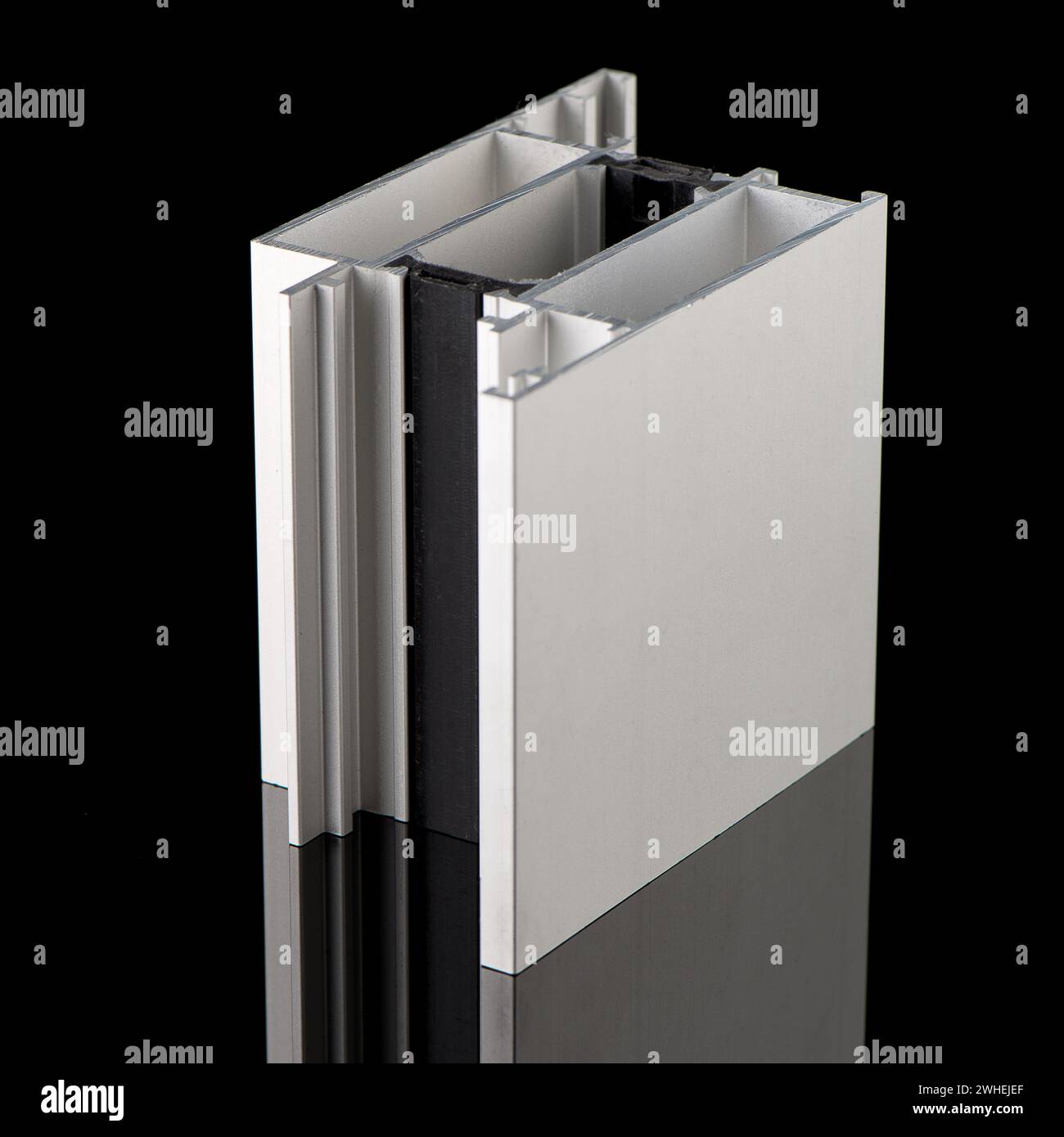 Aluminium profile sample Stock Photo - Alamy