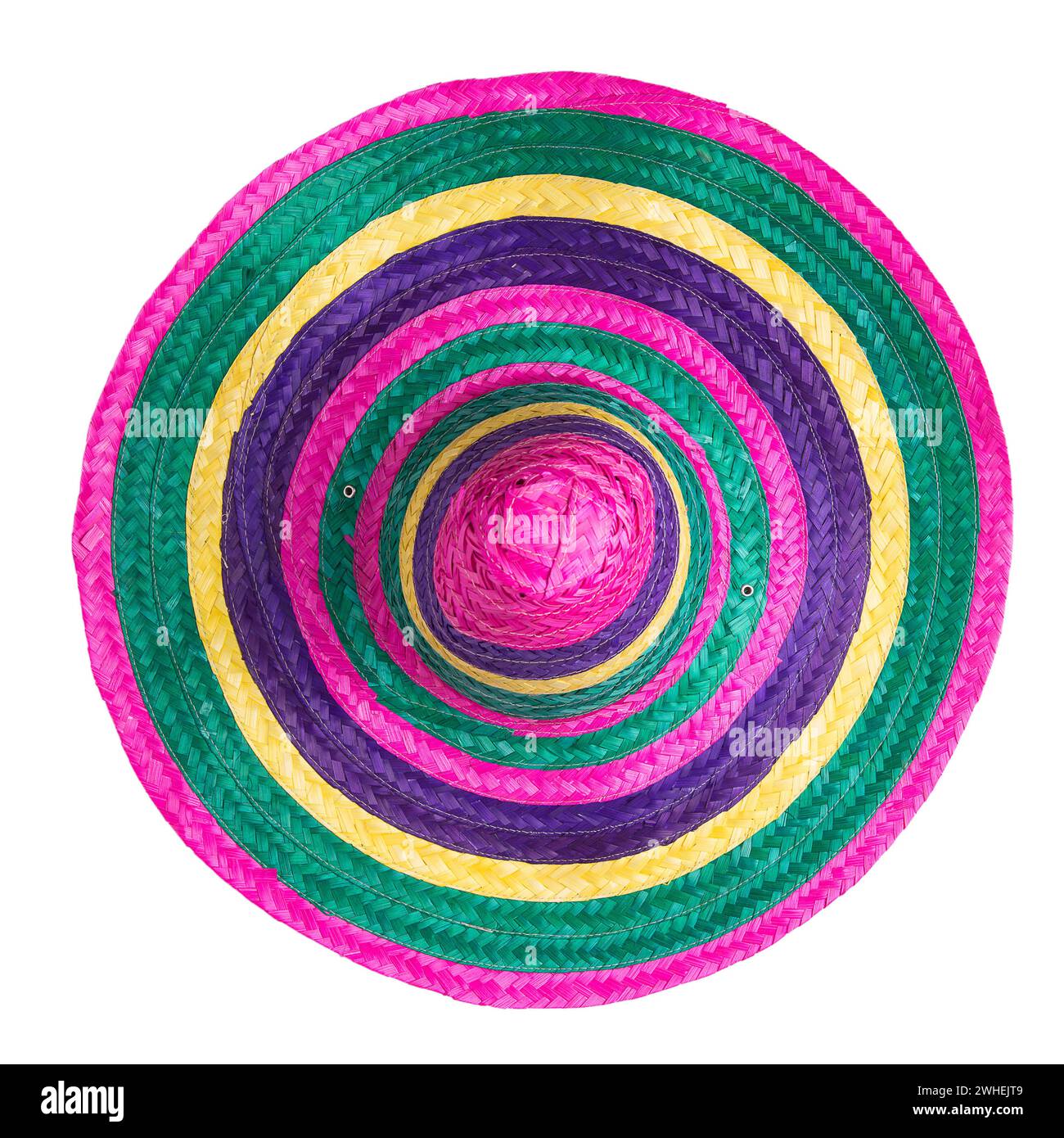 Mexican straw sombrero Stock Photo - Alamy
