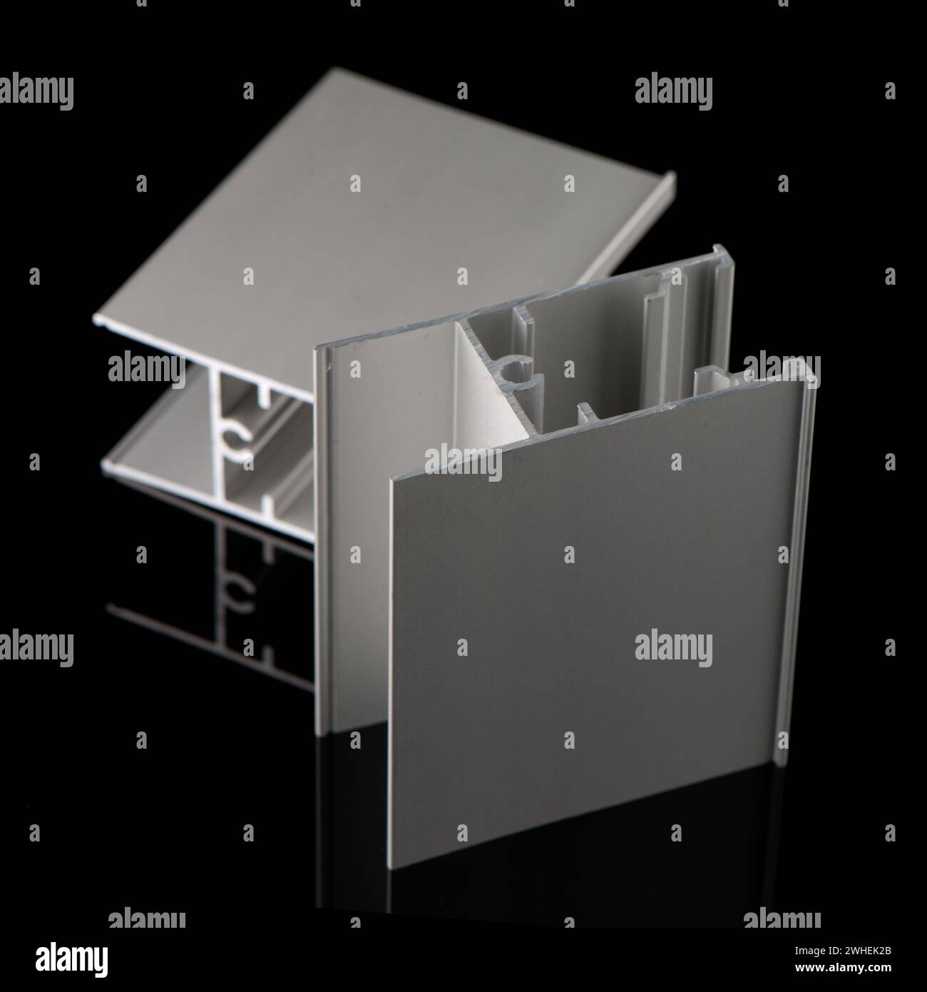 Aluminium profile sample Stock Photo - Alamy