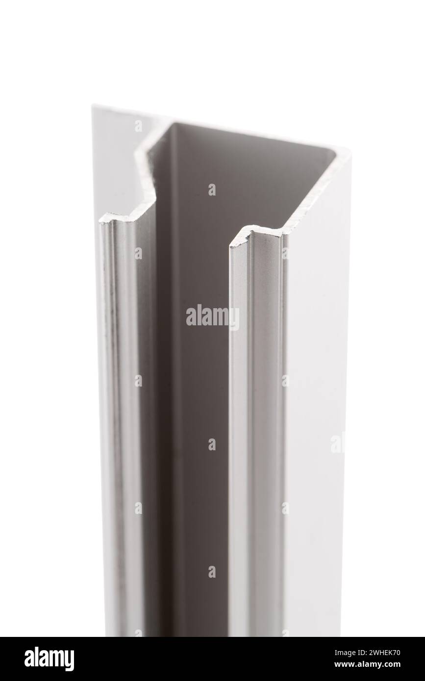 Aluminium profile sample Stock Photo - Alamy