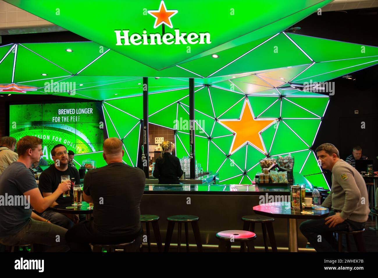 "09.07.2019, Netherlands, North Holland, Amsterdam - Heineken bar in ...