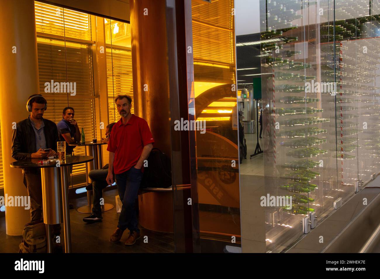 "09.07.2019, Netherlands, North Holland, Amsterdam - Smoking area in ...