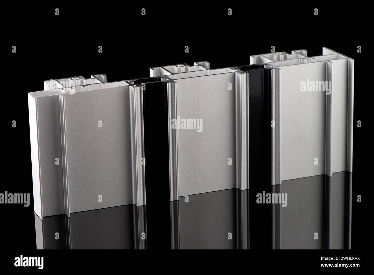 Aluminium profile sample Stock Photo - Alamy