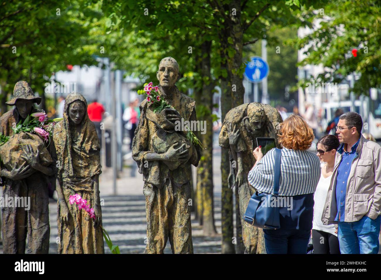 "11.07.2019, Ireland, County Dublin, Dublin - Famine Memorial for the 1 ...
