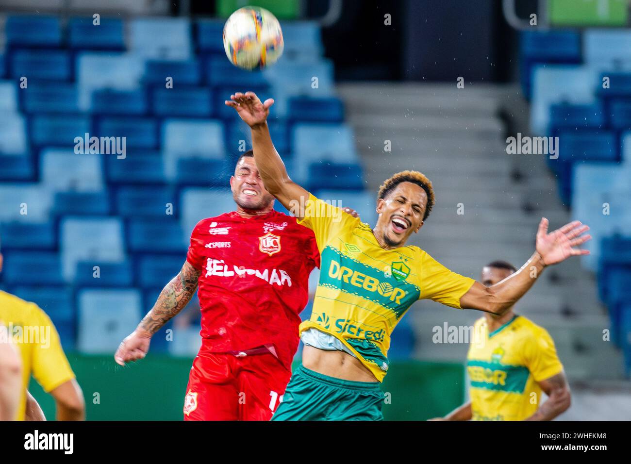 CUIABÁ, MT - 08.02.2024: CUIABÁ X UNIÃO - This Thursday (08) at Arena Pantanal, the Cuiabá team ...