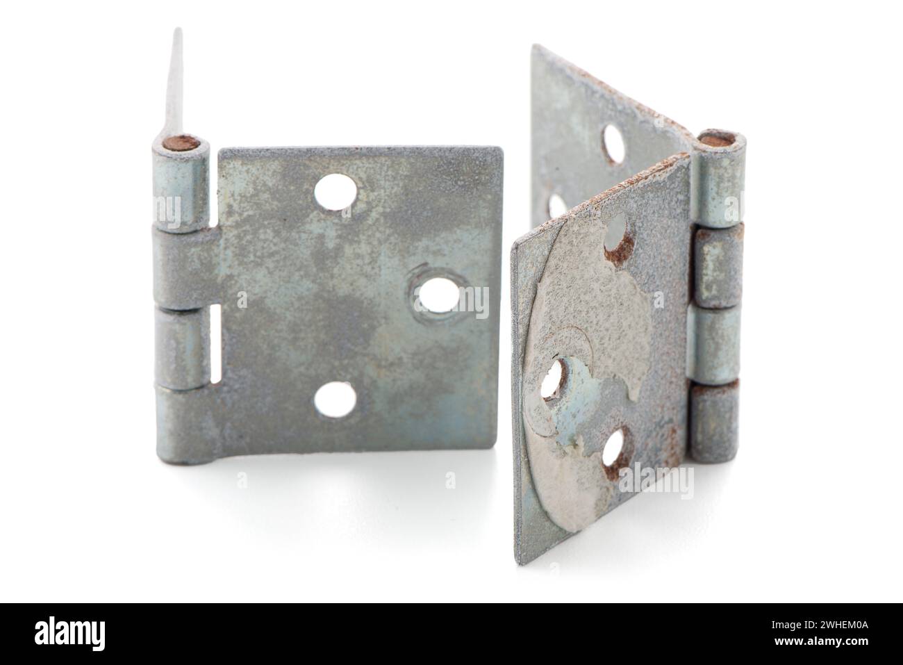 Two door hinges Stock Photo - Alamy