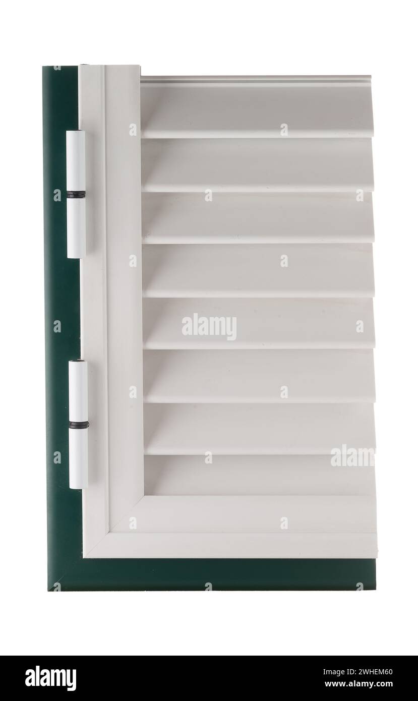 Aluminium window sample Stock Photo - Alamy