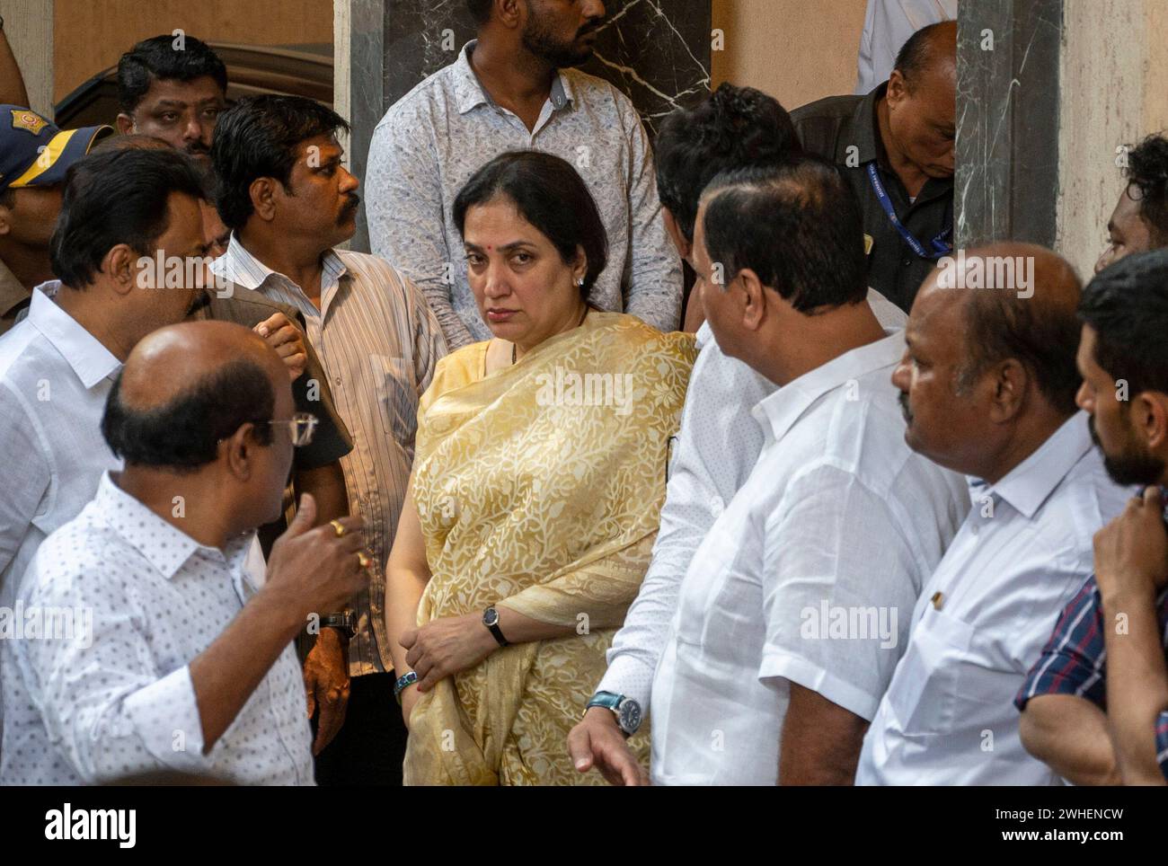 MUMBAI, INDIA - FEBRUARY 9: Shiv Sena (Uddhav Balasaheb Thackeray ...