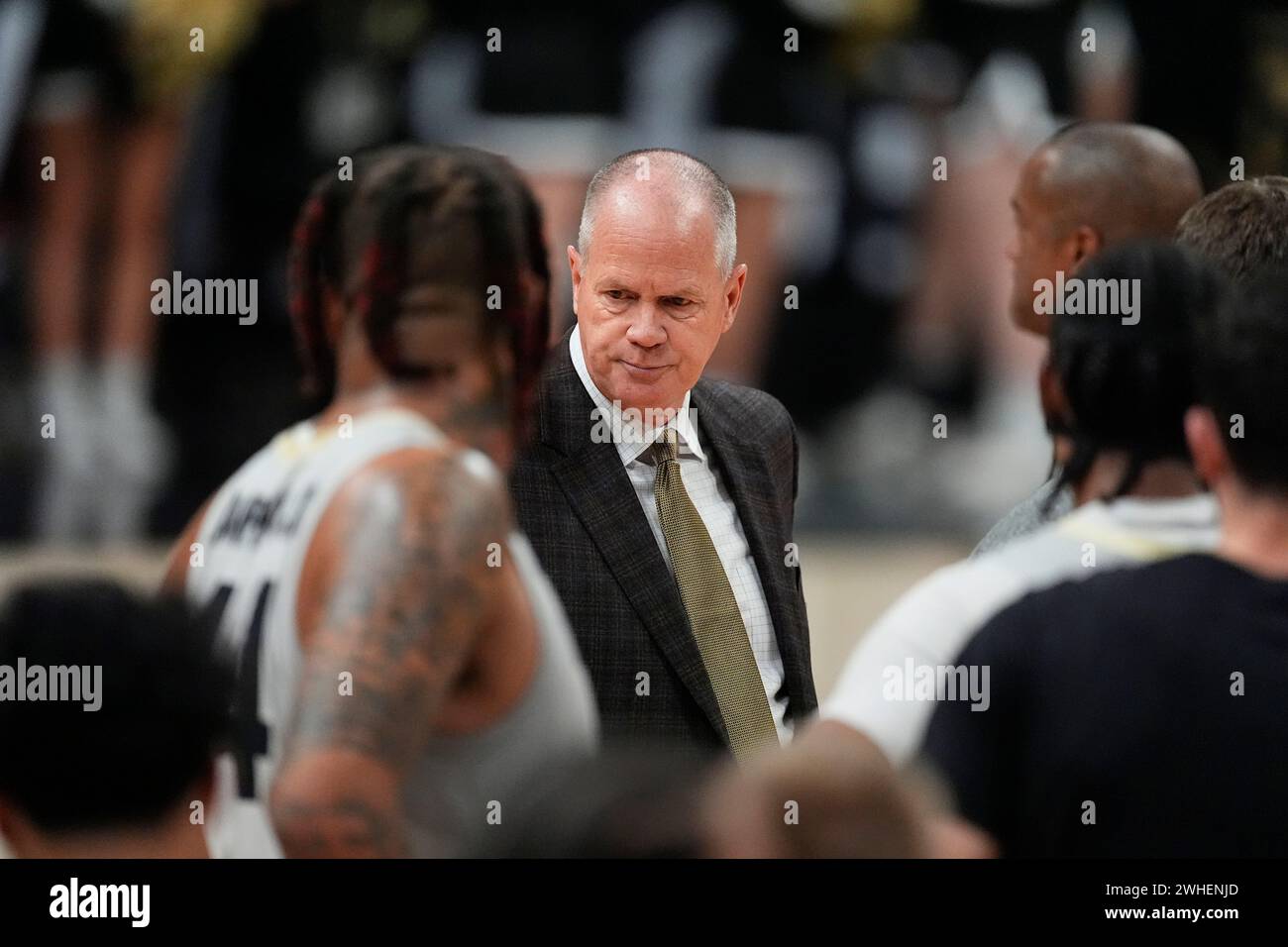 Colorado head coach Tad Boyle in the second half of an NCAA college ...