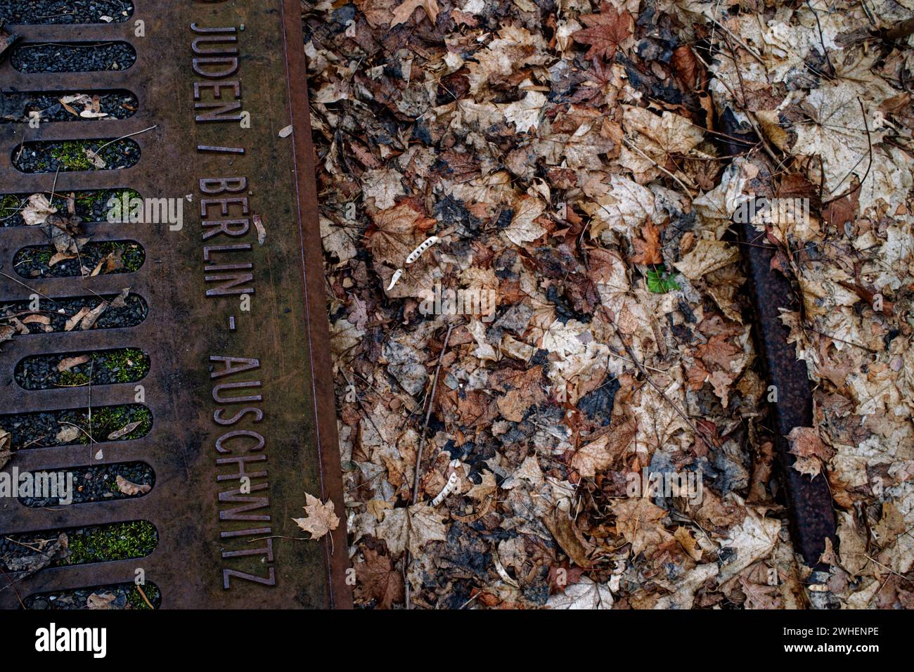 "25.01.2024, Germany, Berlin, Berlin - Track 17 memorial at Grunewald ...
