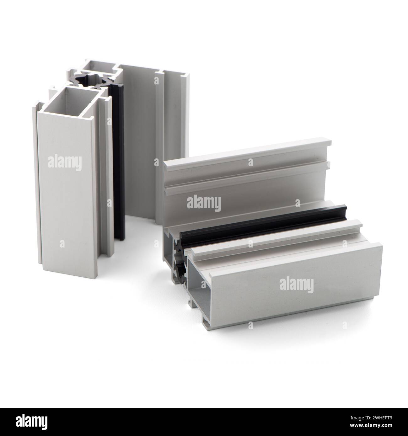 Aluminium profile sample Stock Photo - Alamy