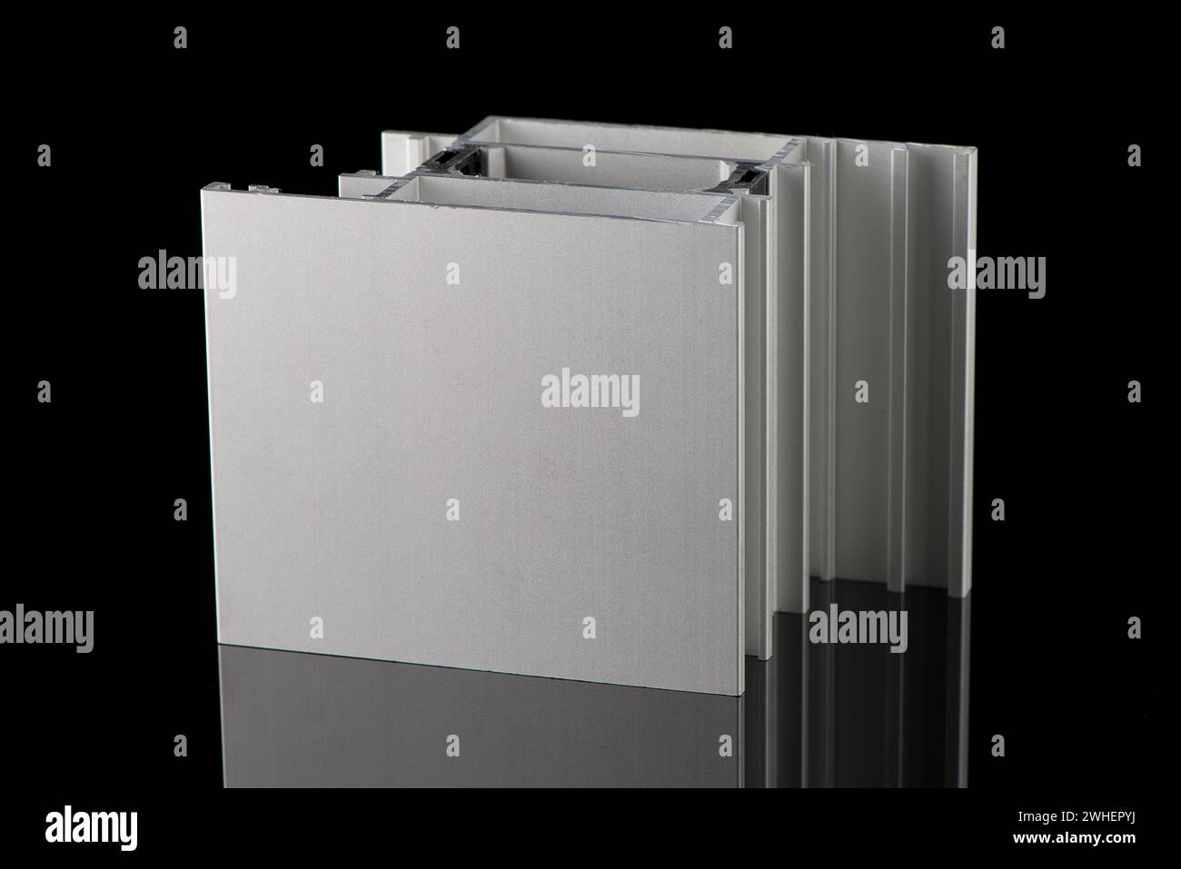 Aluminium profile sample Stock Photo - Alamy