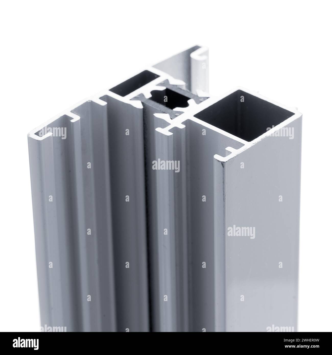 Aluminium profile sample Stock Photo - Alamy