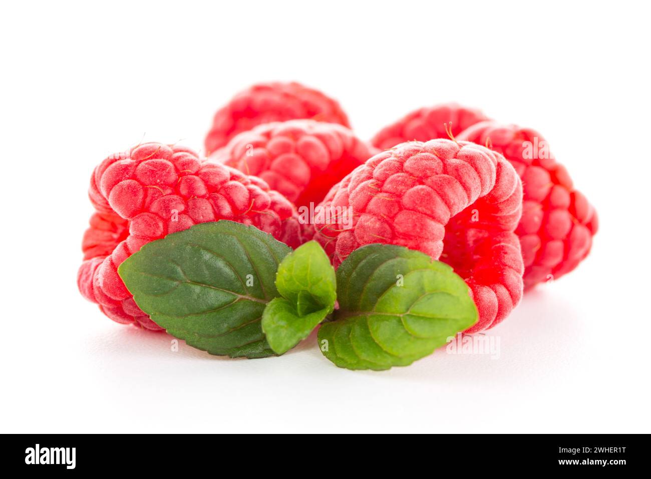 Raspberry fruit isolated Stock Photo - Alamy
