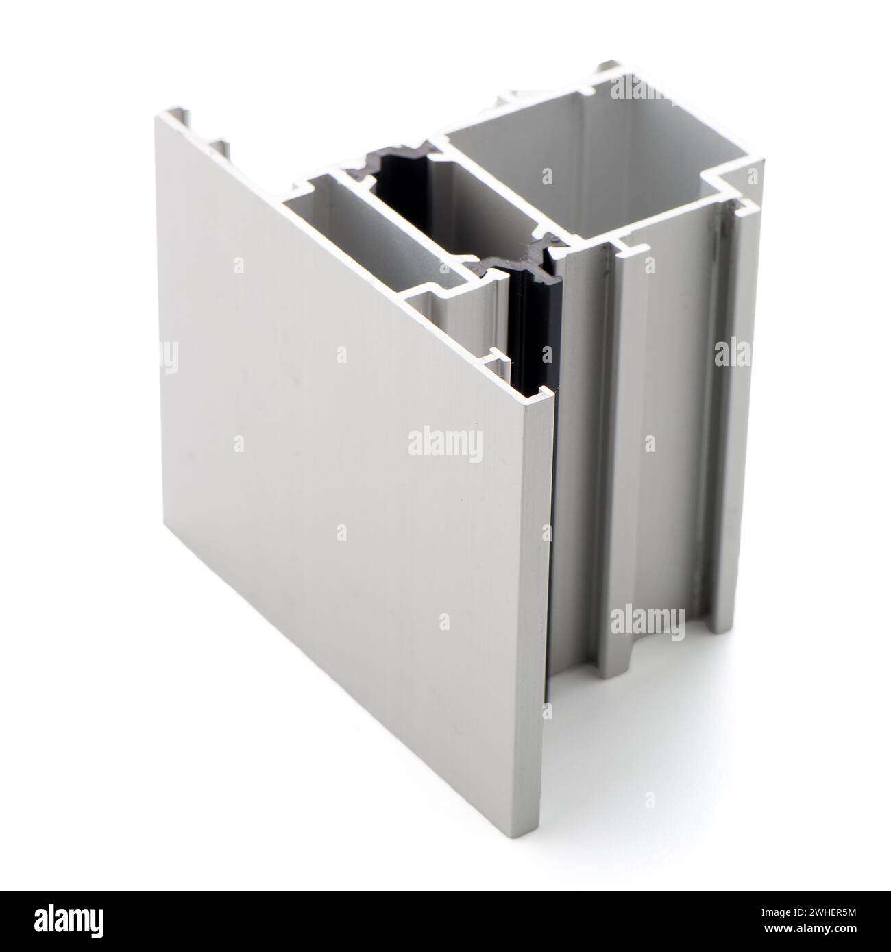 Aluminium profile sample Stock Photo - Alamy