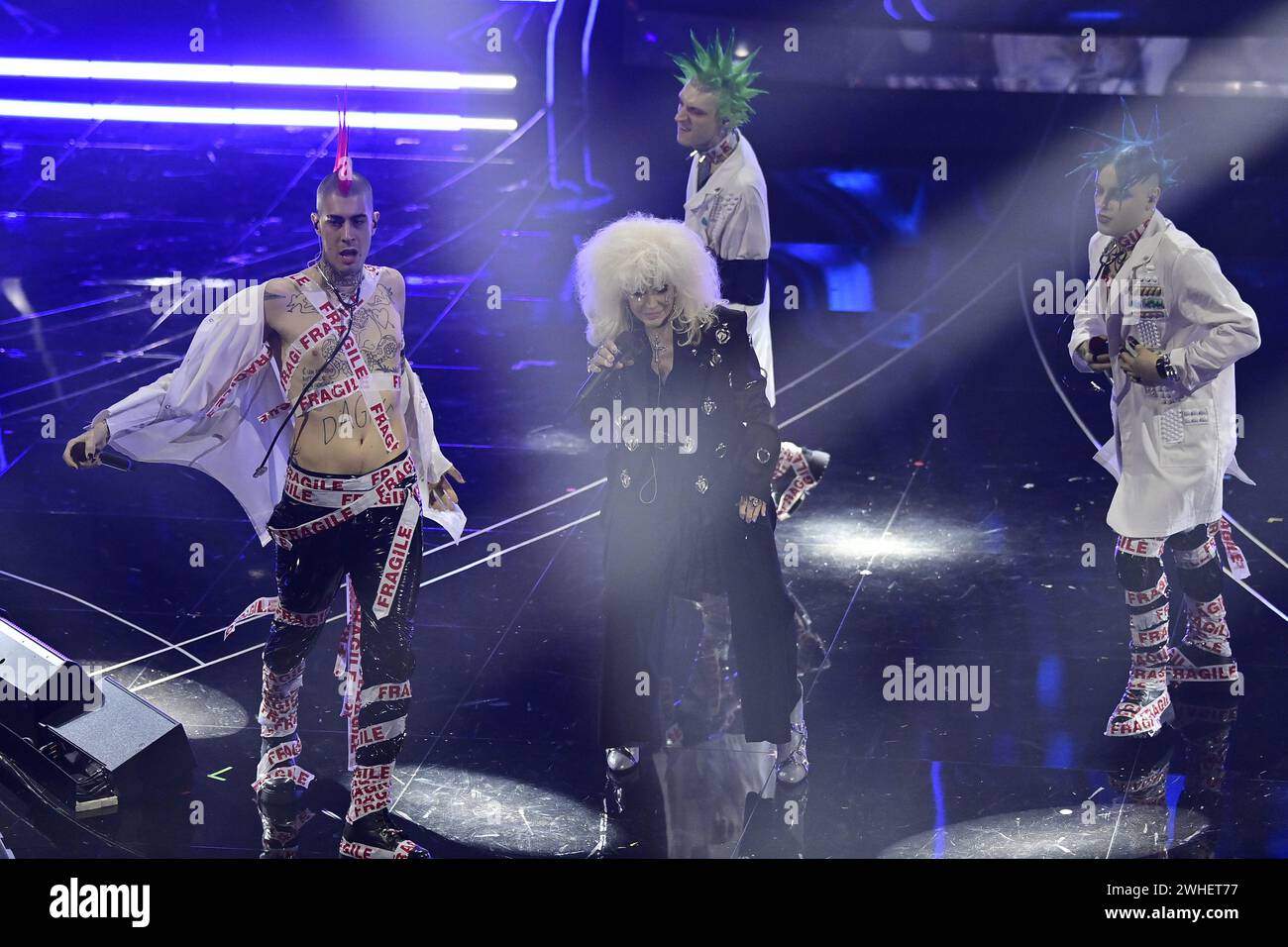 Donatella rettore cantante italiana hi-res stock photography and images ...