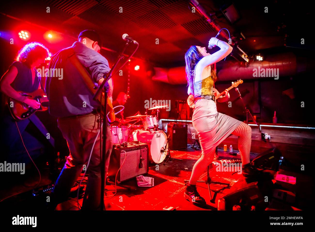 Edinburgh, Scotland. Tue 6 February 2024. Edinburgh band Bikini Body ...