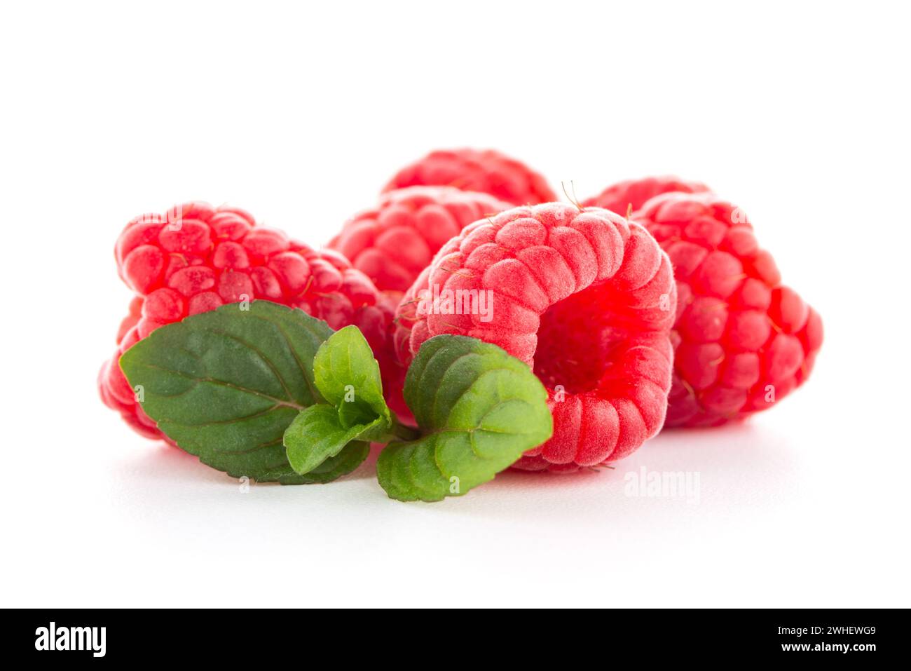 Raspberry fruit isolated Stock Photo - Alamy