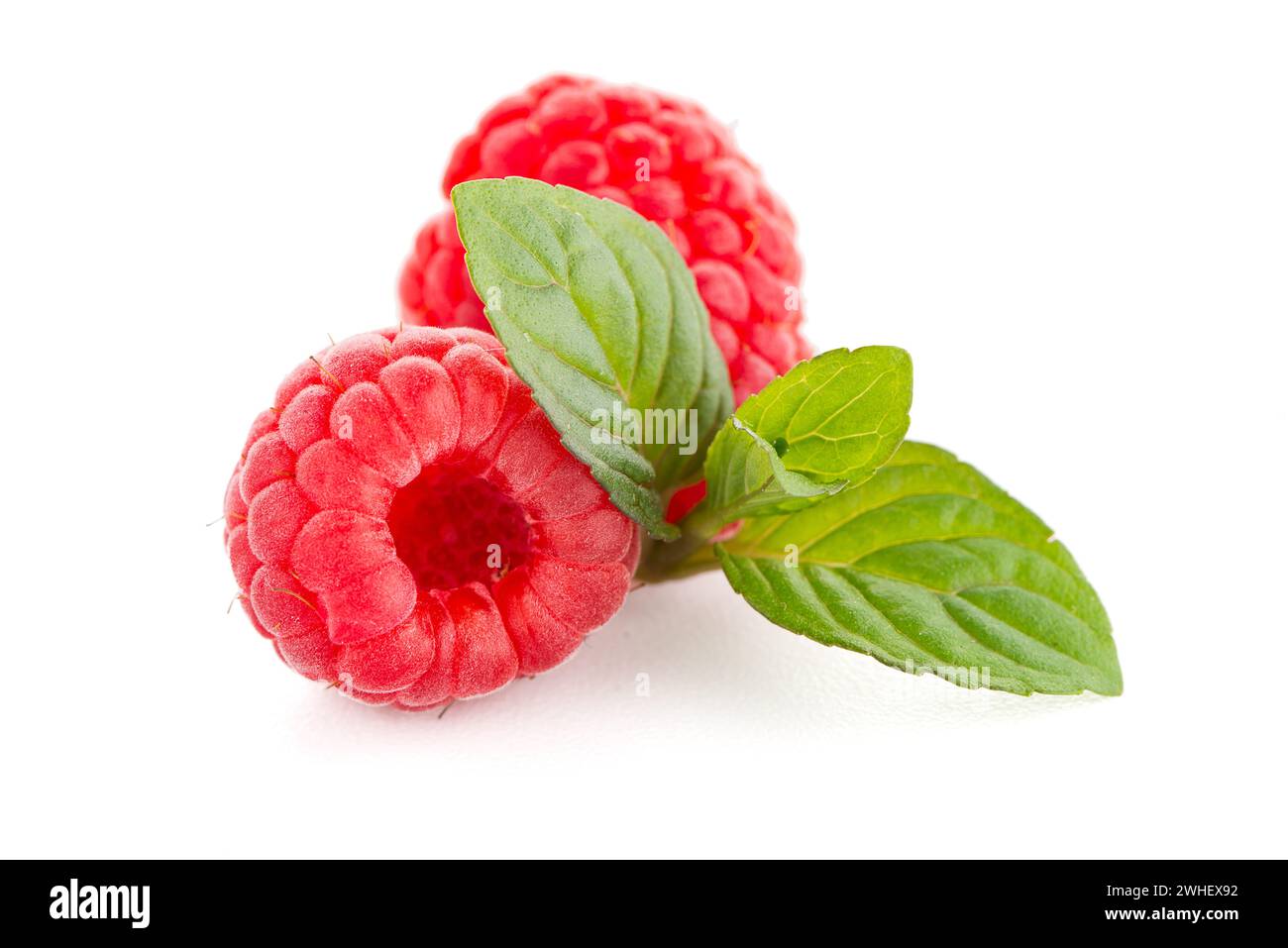 Raspberry fruit isolated Stock Photo - Alamy