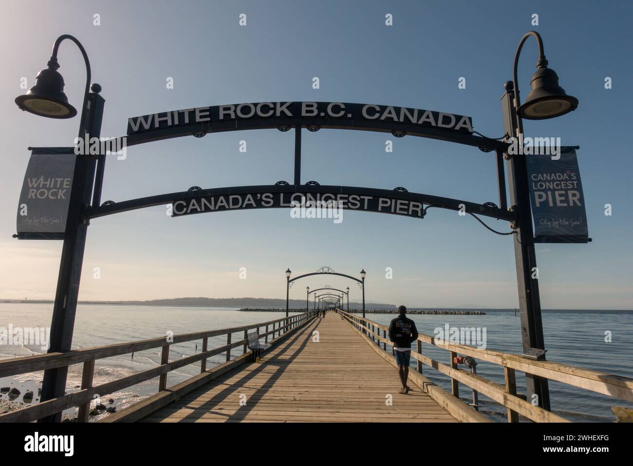 White rock longest pier hi-res stock photography and images - Alamy