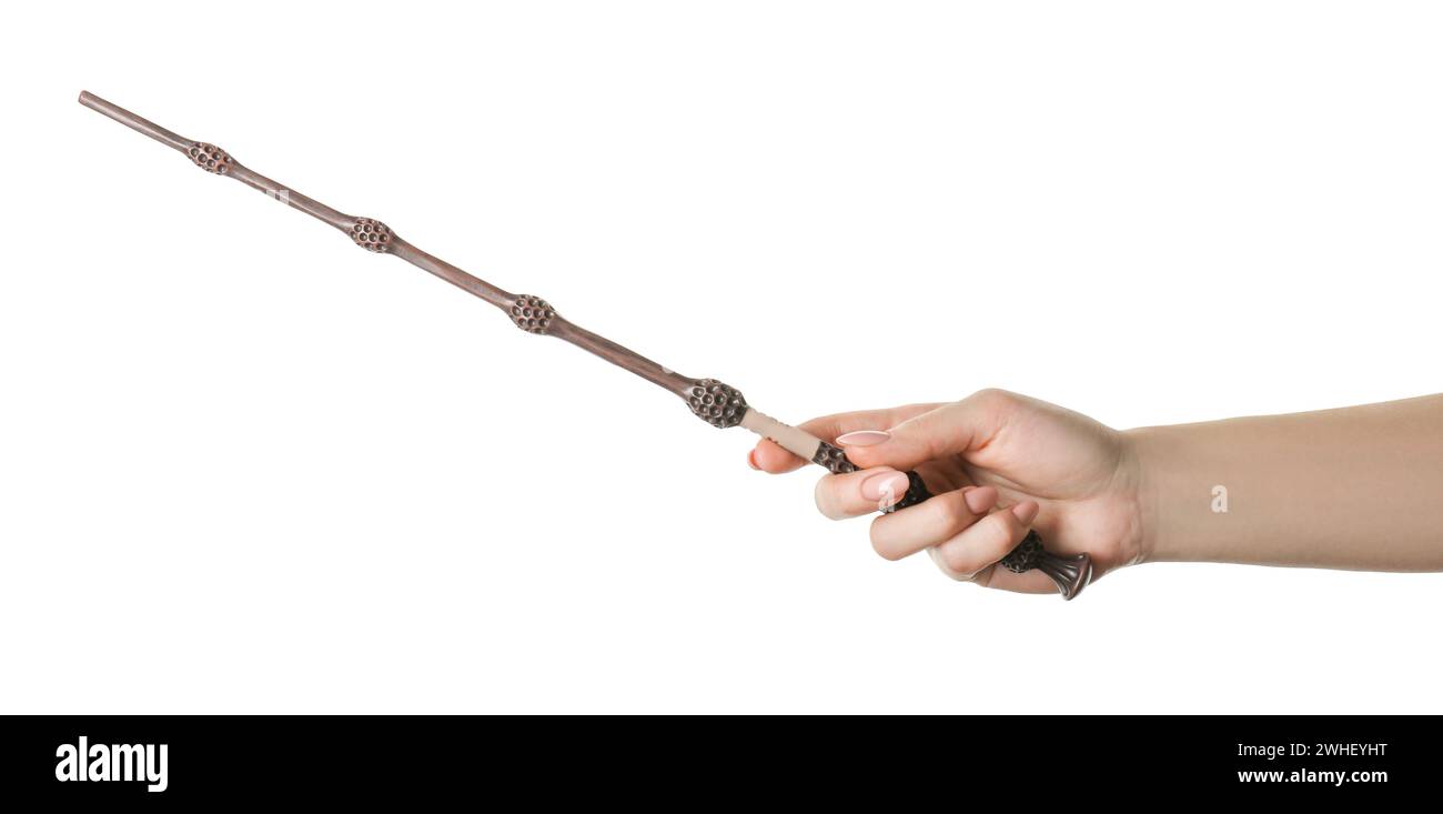 Hand holding magic wand isolated hi-res stock photography and images ...