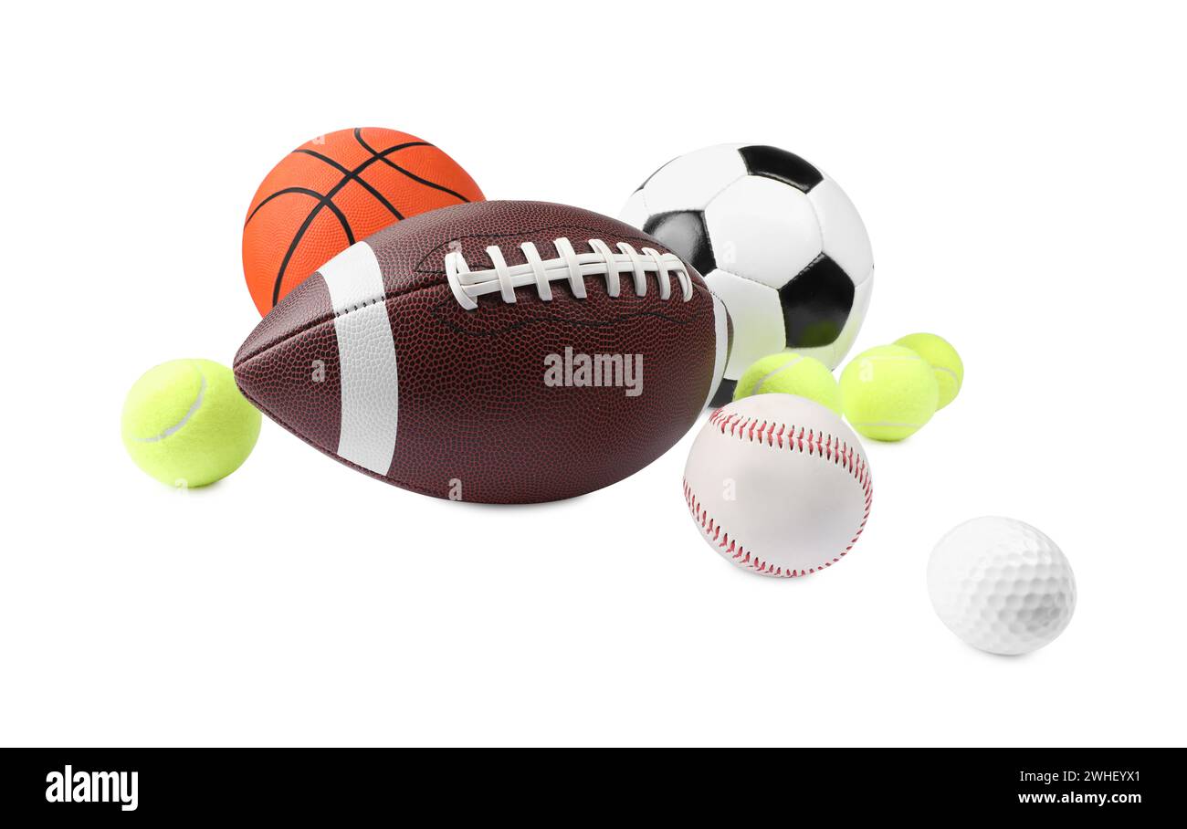 Many different sport balls hi-res stock photography and images - Alamy