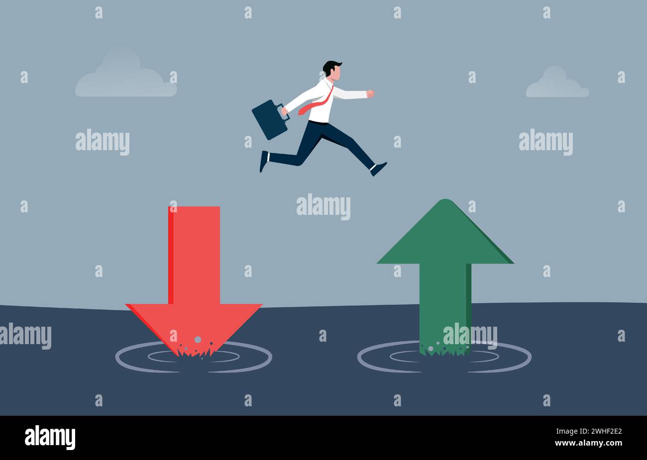 Stock market rising Stock Vector Images - Alamy