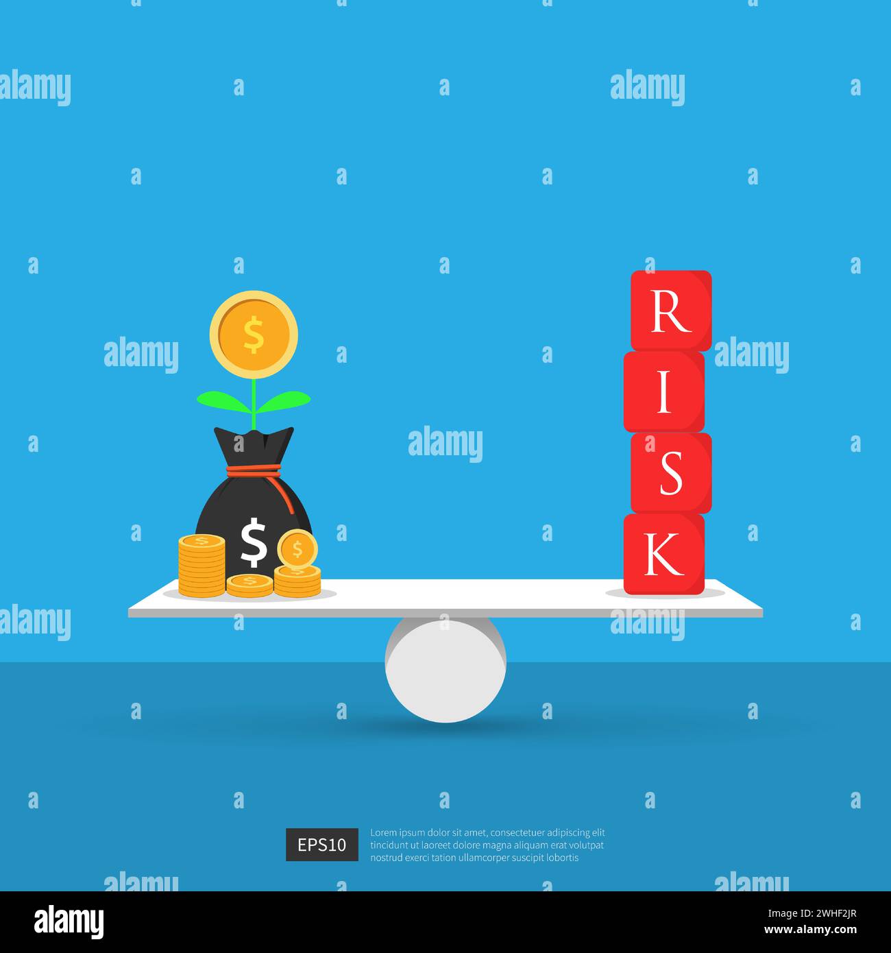 Balance of probability Stock Vector Images - Alamy