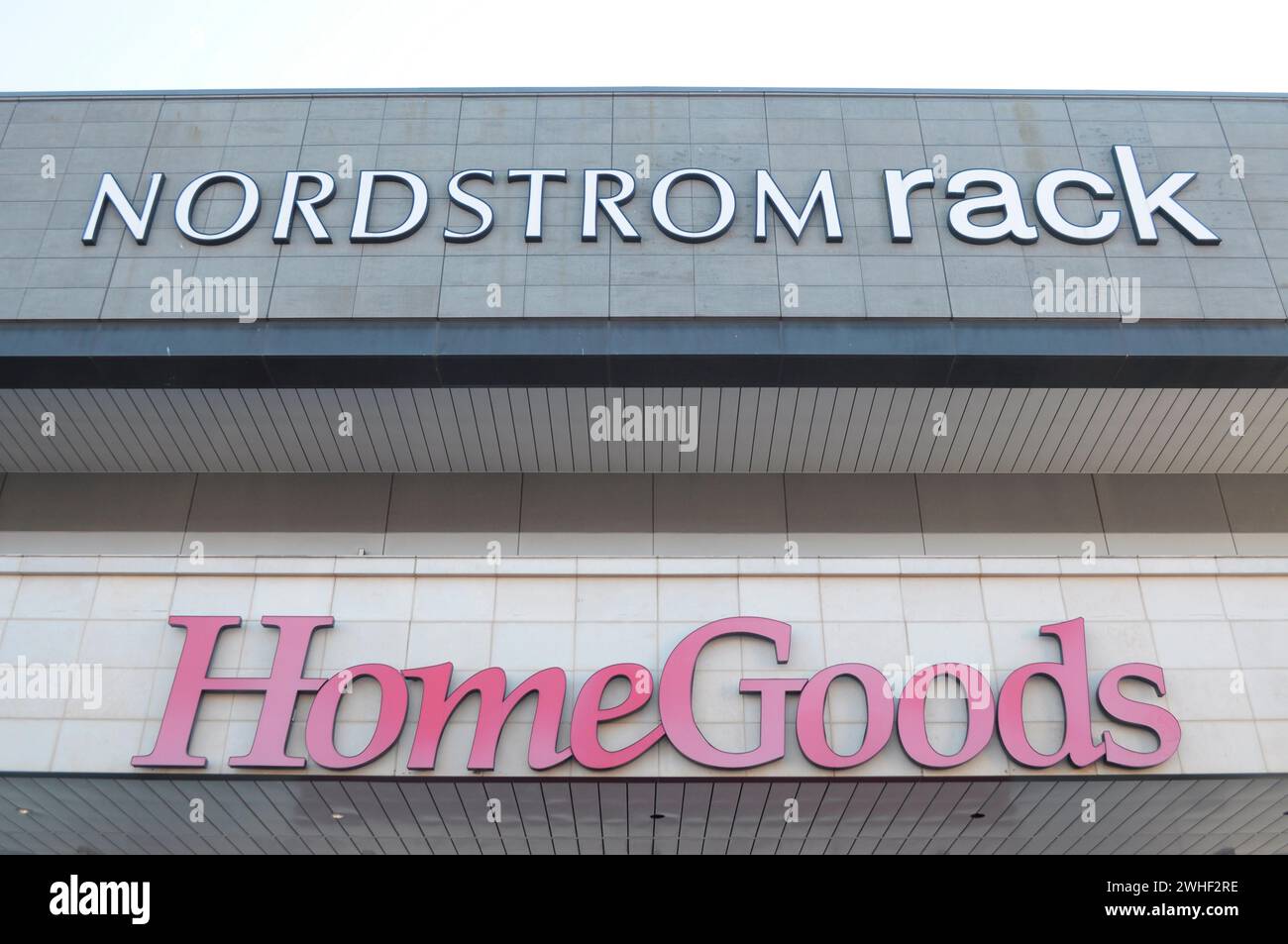 New York, United States. 09th Feb, 2024. A Nordstrom Rack store and a ...