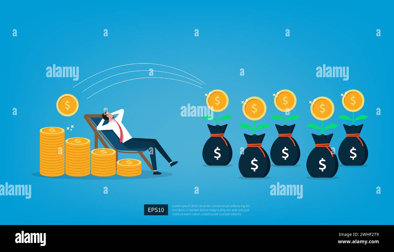 Waiting for coins Stock Vector Images - Alamy