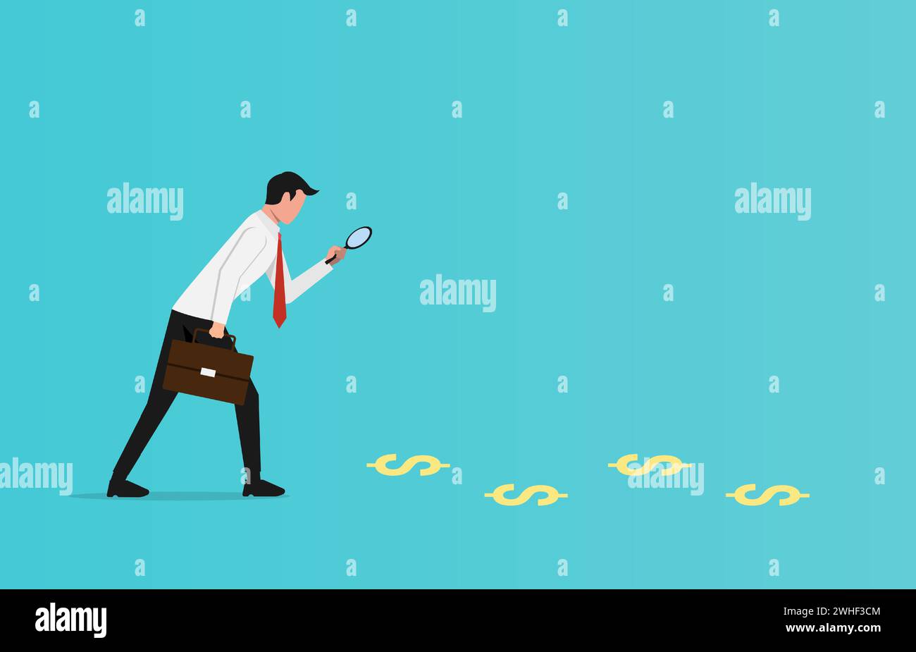 Closeup employee Stock Vector Images - Alamy