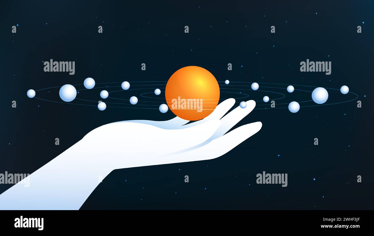 Interstellar landscape Stock Vector Images - Alamy