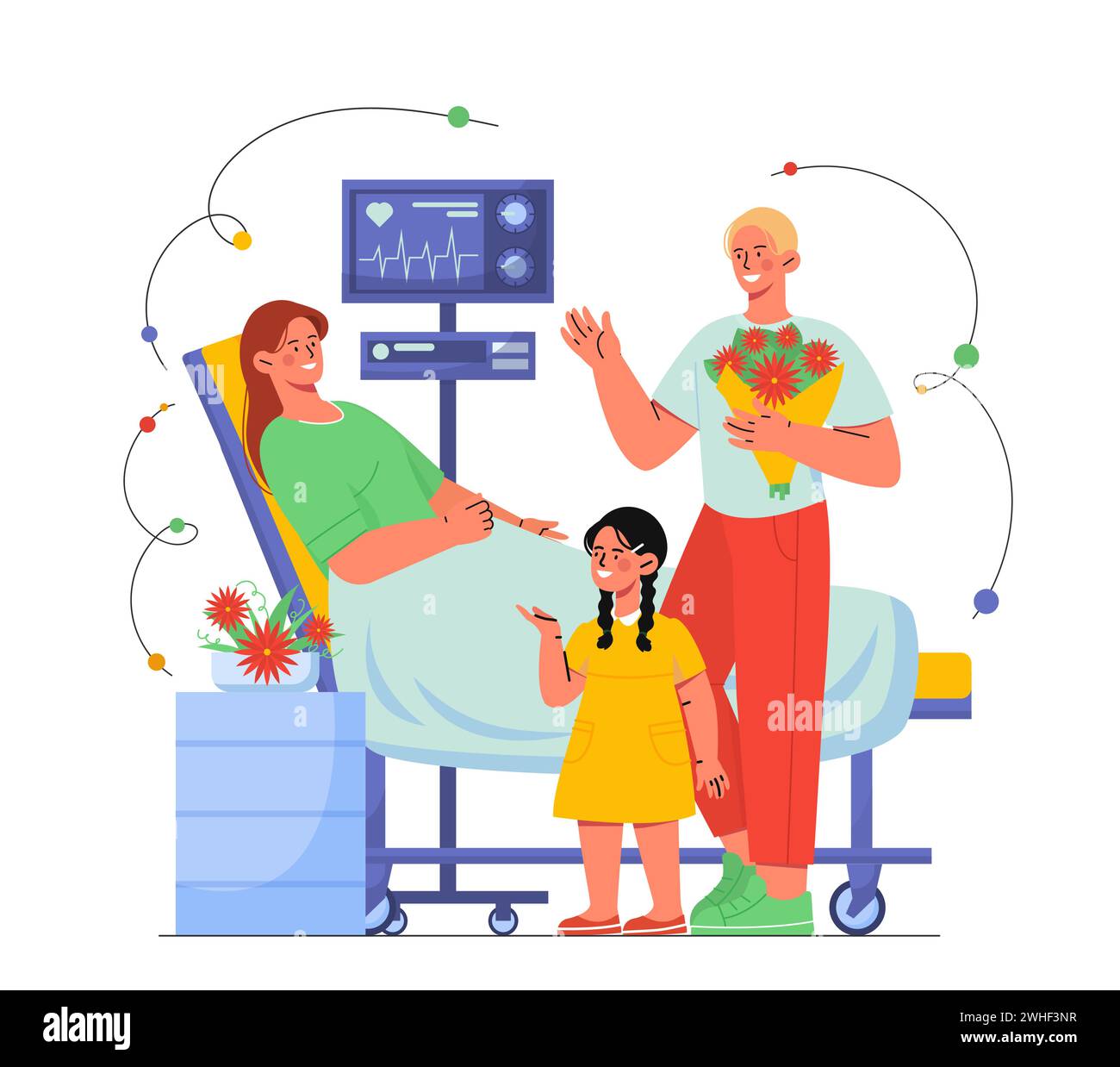 Hospital visits vector concept Stock Vector Image & Art - Alamy