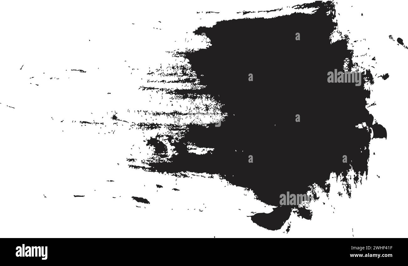 ink spray and paint brush with black color Stock Vector Image & Art - Alamy