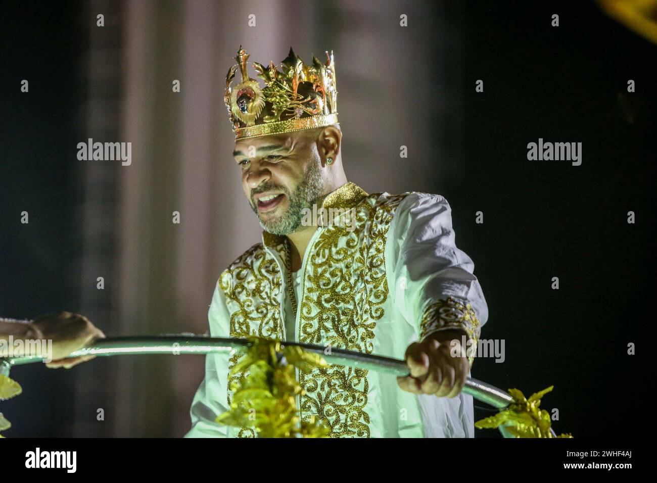 Brazil-São Paulo-2024-Carnival the former. Football player Adriano the ...