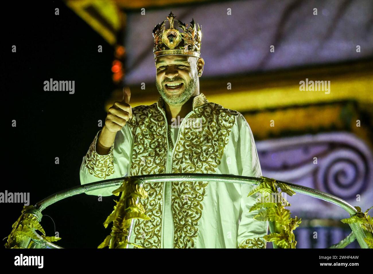 Brazil-São Paulo-2024-Carnival the former. Football player Adriano the ...