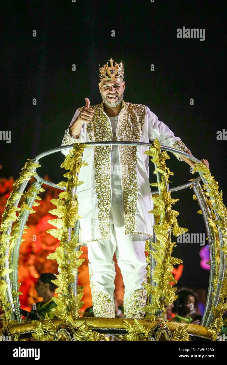 Brazil-São Paulo-2024-Carnival the former. Football player Adriano the ...