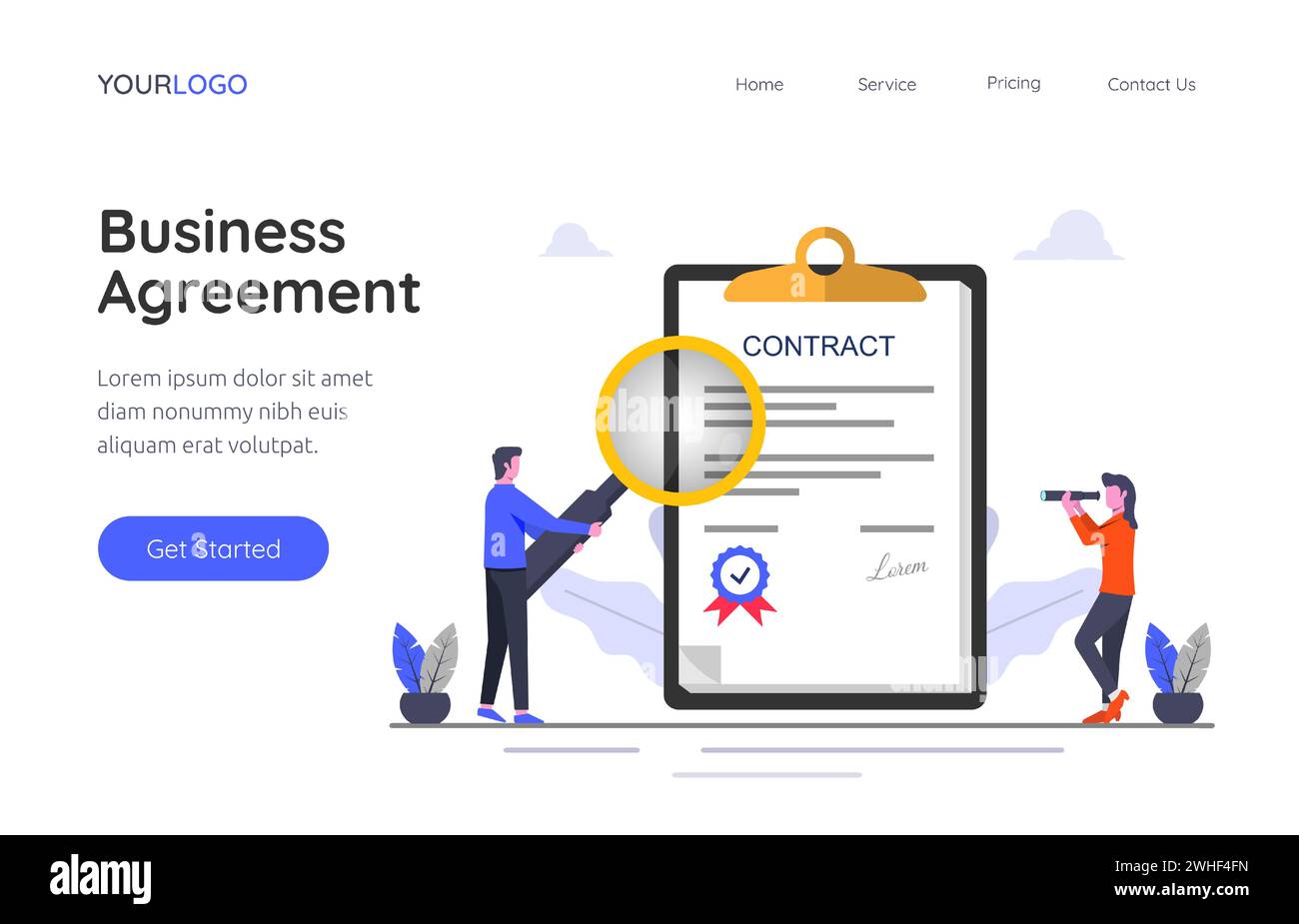 Glass collaboration Stock Vector Images - Alamy