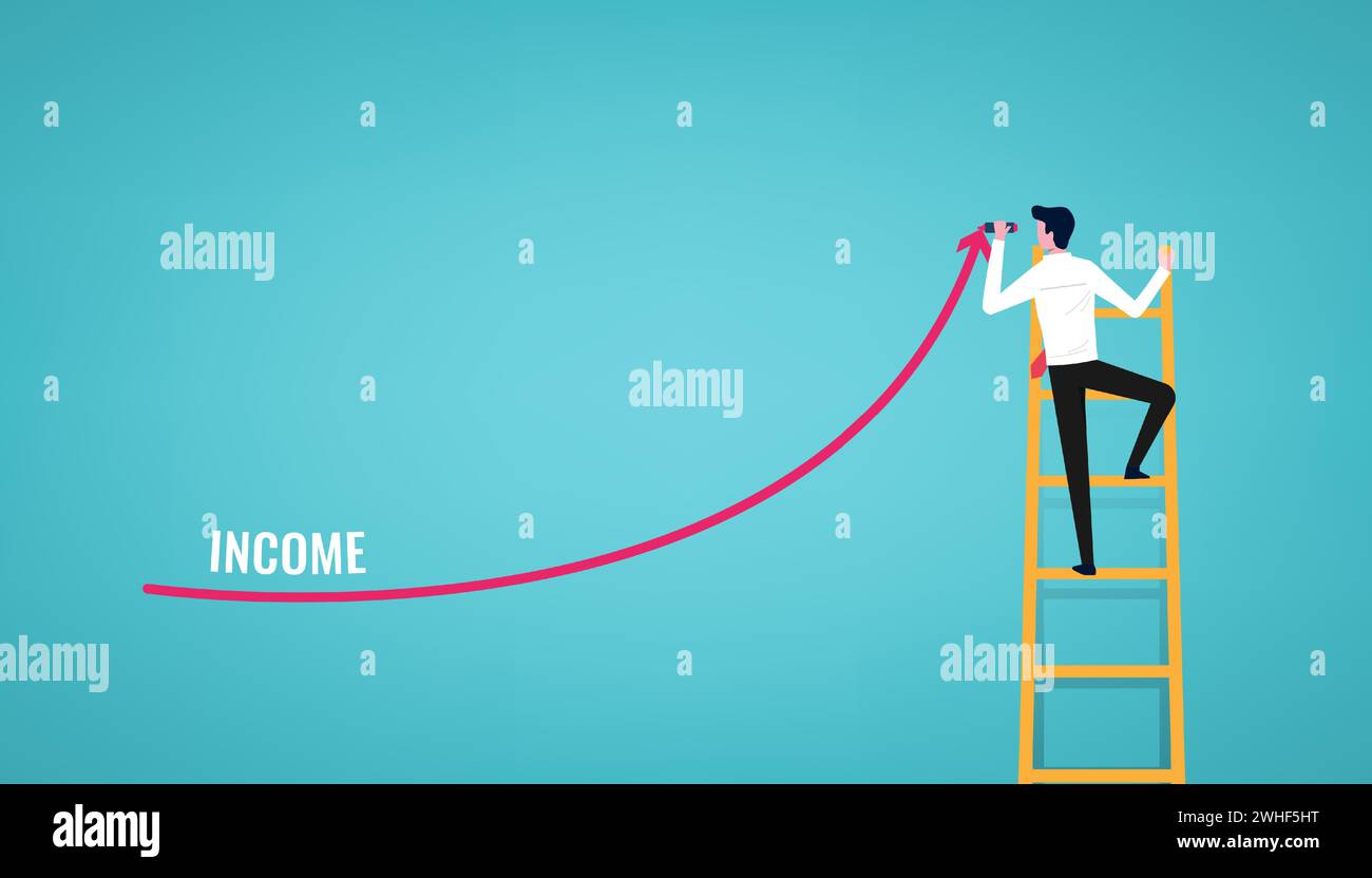 Salary increase vector vectors hi-res stock photography and images - Alamy