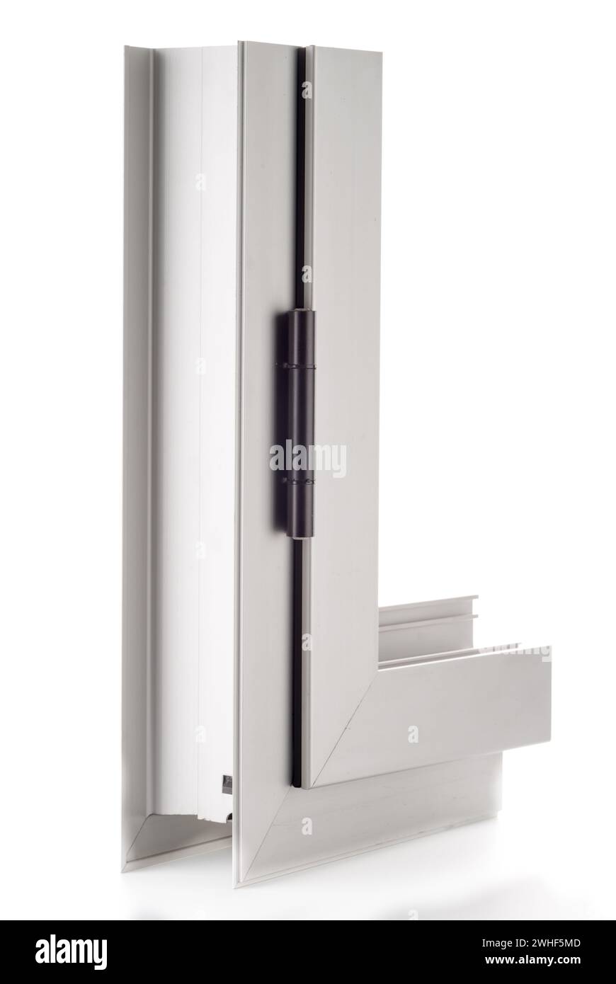 Aluminium window sample Stock Photo - Alamy