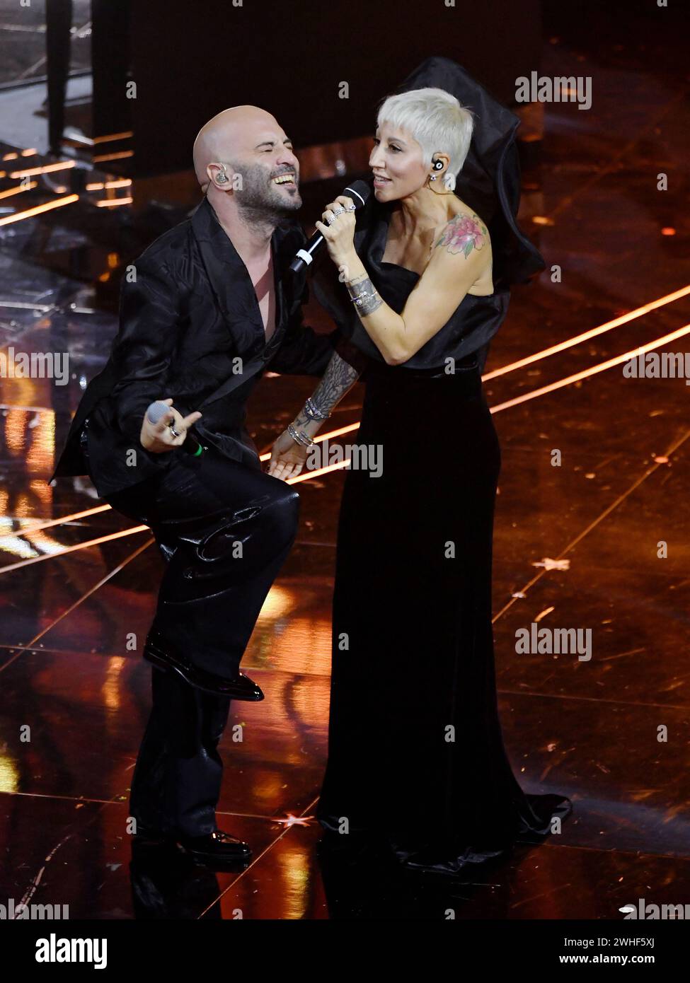 Sanremo, 74th Italian Song Festival. Fourth Evening. The duets - In the ...
