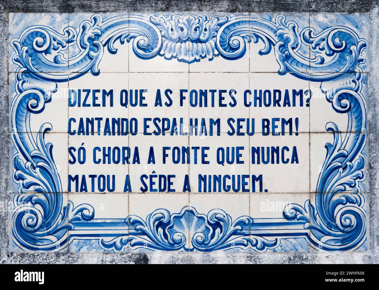 Portuguese poem hi-res stock photography and images - Alamy