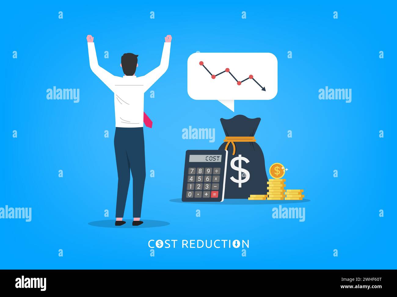 Costs reduction, costs cut, costs optimization business concept Stock ... Costs reduction, costs cut, costs optimization business concept Stock ...