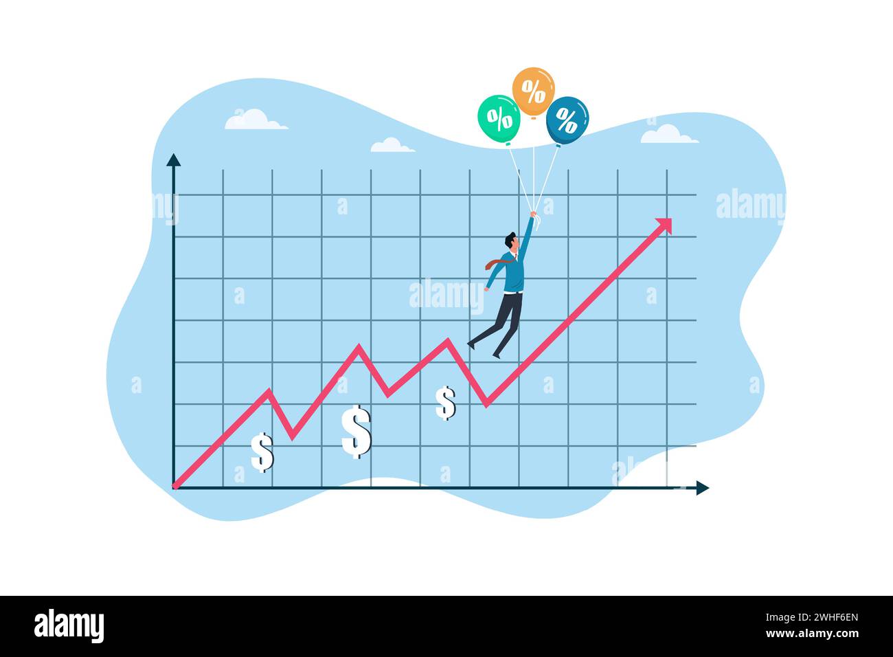 Bank interest rate Stock Vector Images - Alamy