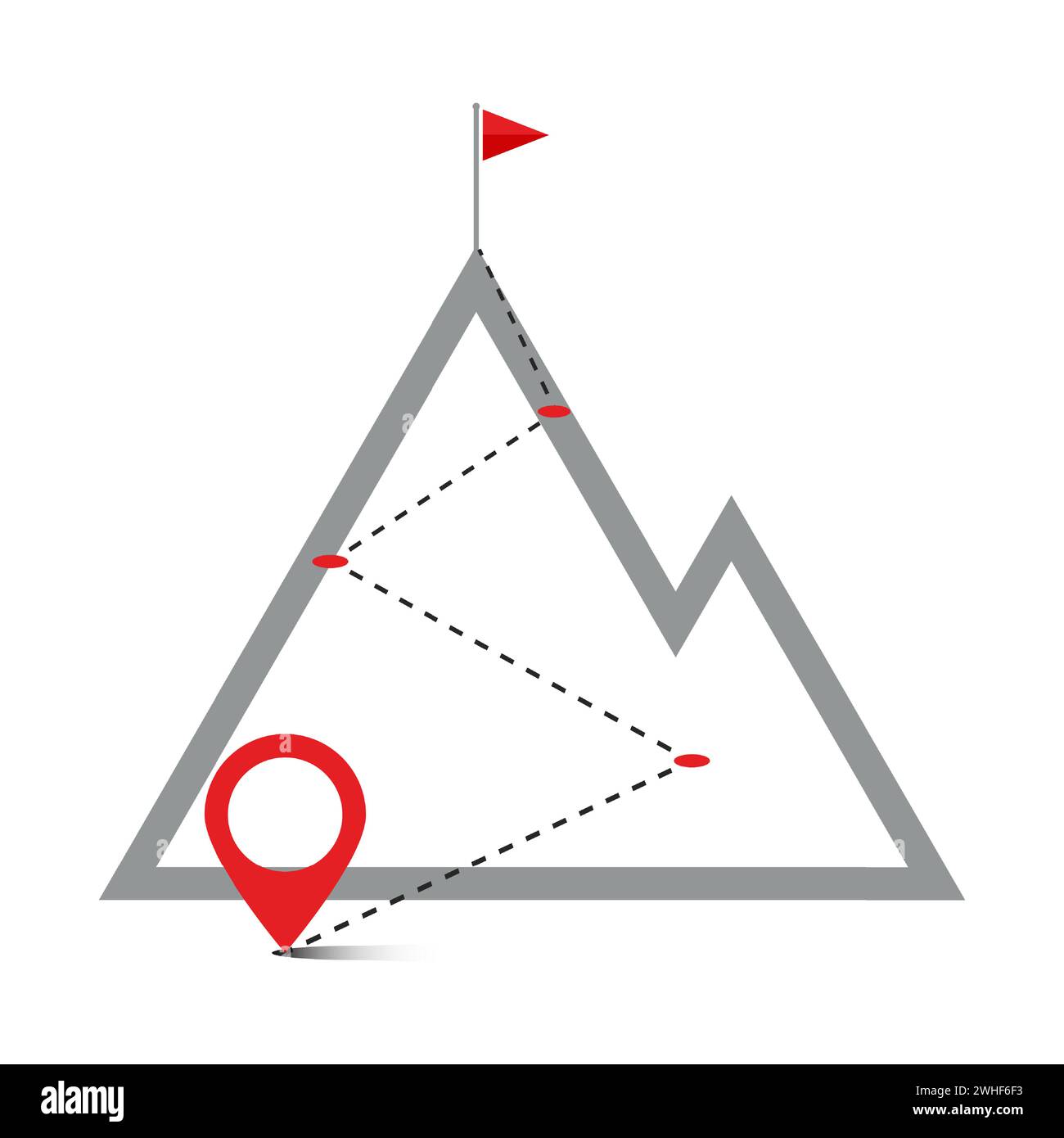 Navigation pins hi-res stock photography and images - Alamy