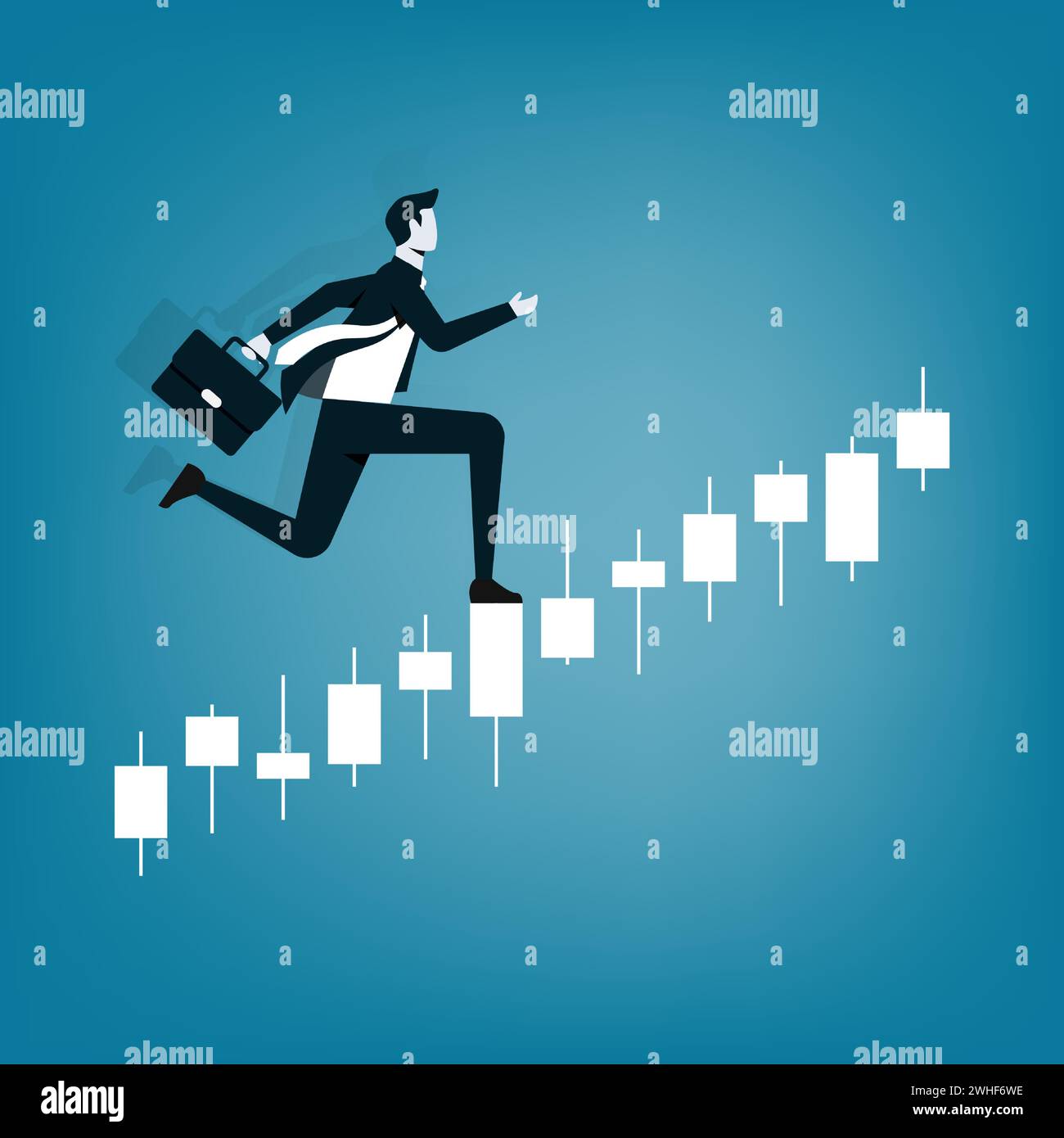 Businessman money running Stock Vector Images - Alamy