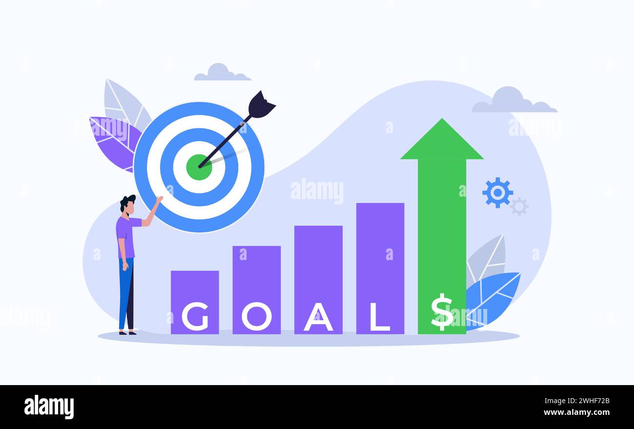 Smart goal vector vectors hi-res stock photography and images - Alamy
