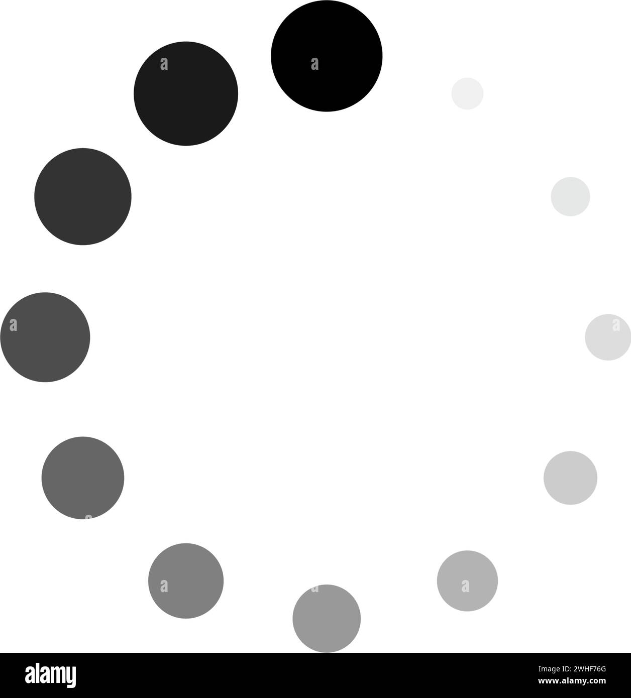 loading time icon in black Stock Vector Image & Art - Alamy